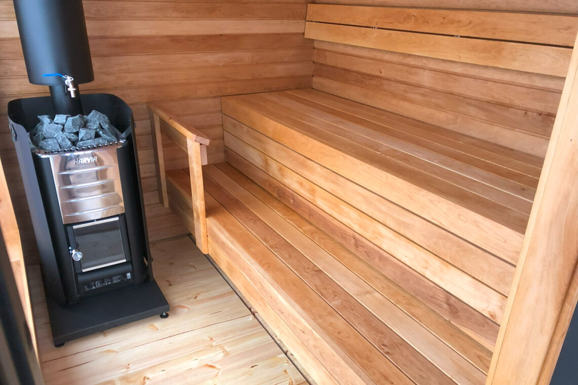 Karel pihasauna 8 m², valmissauna - Metsolan Piha ja Puu